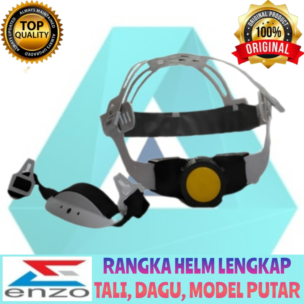 Jual Rangka helm Putar Fastrack Kuning, Rangka helm proyek dan tali ...