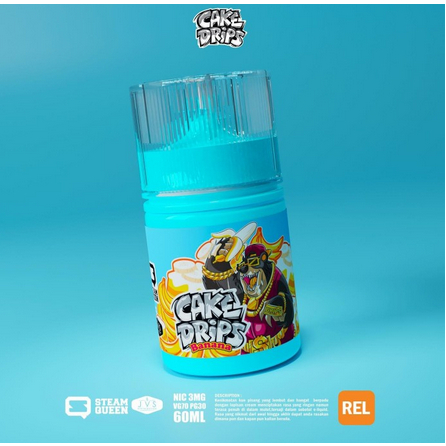 Jual CAKE DRIPS BANANA 60ML BY STEAM QUEEN X JVS | Shopee Indonesia