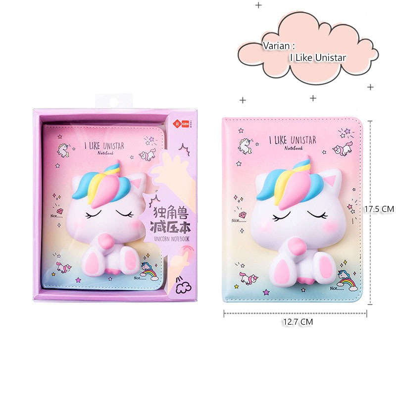 Jual GM- BUKU DIARY SQUISHY MAGNET LUCU BINDER JOURNAL PLANNER ANAK ...