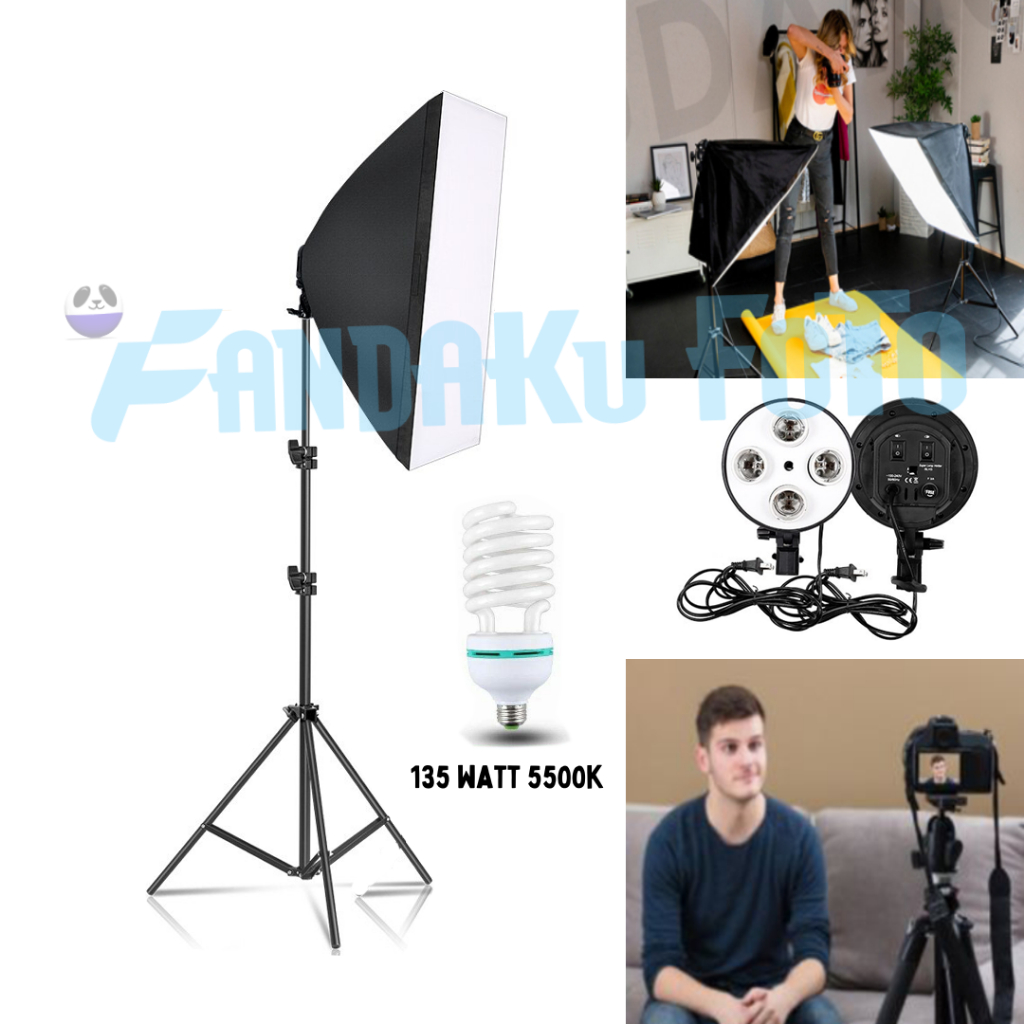 Jual lampu lighting led video light lampu studio produk ringlight besar ...