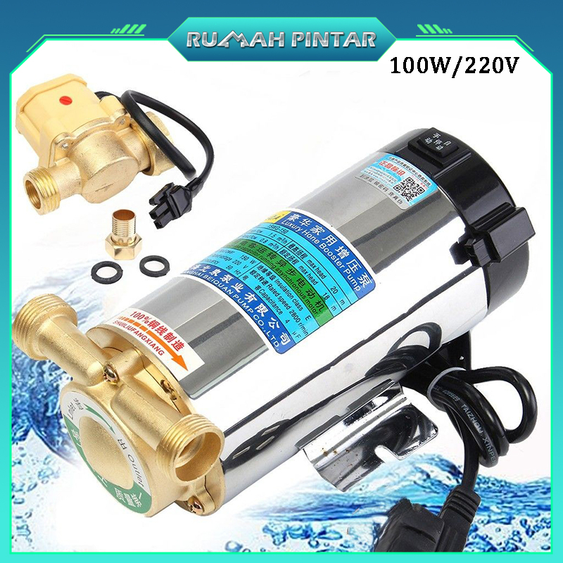 Jual Pompa Pendorong Tekanan Air Booster Pump Pompa Pendorong Air Otomatis100W att Mesin Pompa ...