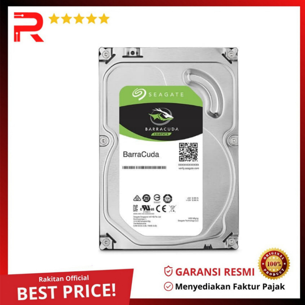 Jual Seagate 1TB SATA3 - BarraCuda Series HDD INTERNAL PC | Shopee Indonesia
