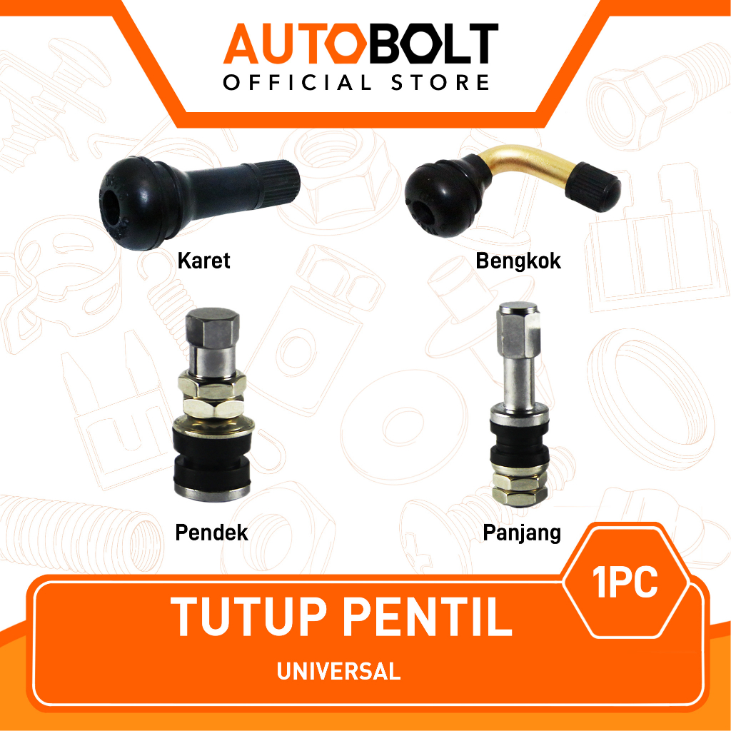 Jual Pentil Tubeless Ban Motor Mobil Sepeda Panjang & Pendek Tubeles ...