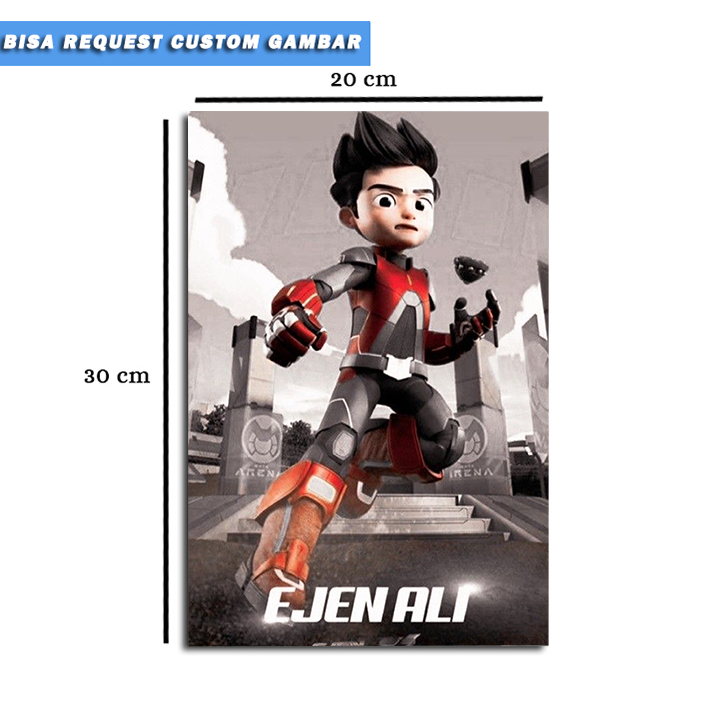 Jual Poster Kayu Agen Ali/Poster Agen Ali Ukuran 20x30 cm | Shopee ...