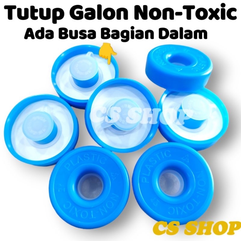 Jual TUTUP GALON CAP NON+TOXIC+BUSA/PENUTUP GALON DISPANSER ANTI TUMPAH ...