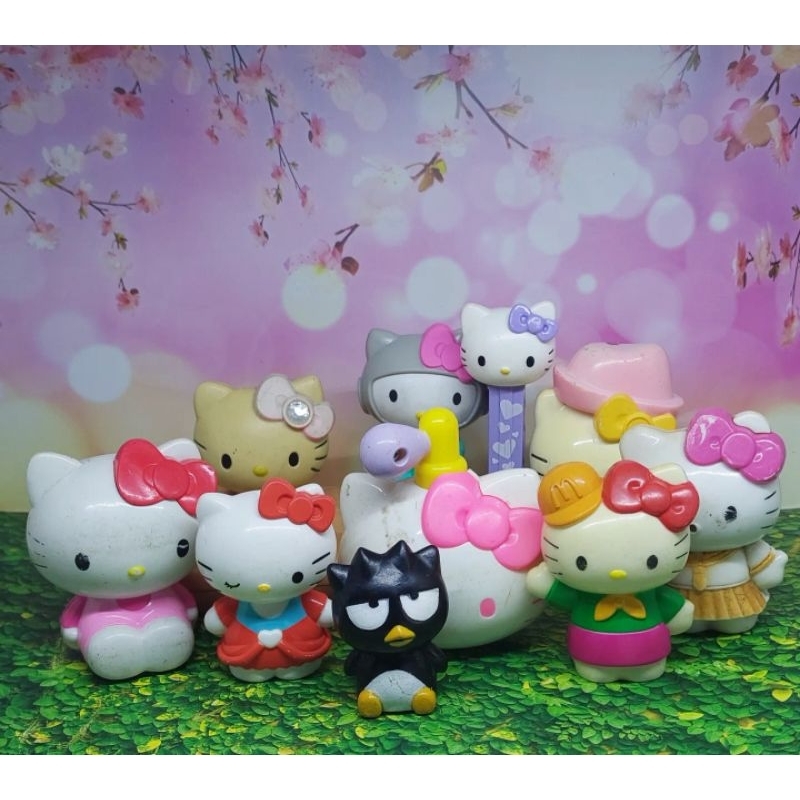 Jual Mainan Hello Kitty McD Happy Meal Sanrio set 10pcs | Shopee Indonesia