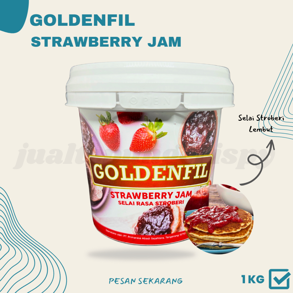Jual Goldenfil Selai Crunchy / Selai Roti Aneka Rasa 1 Kg | Shopee ...