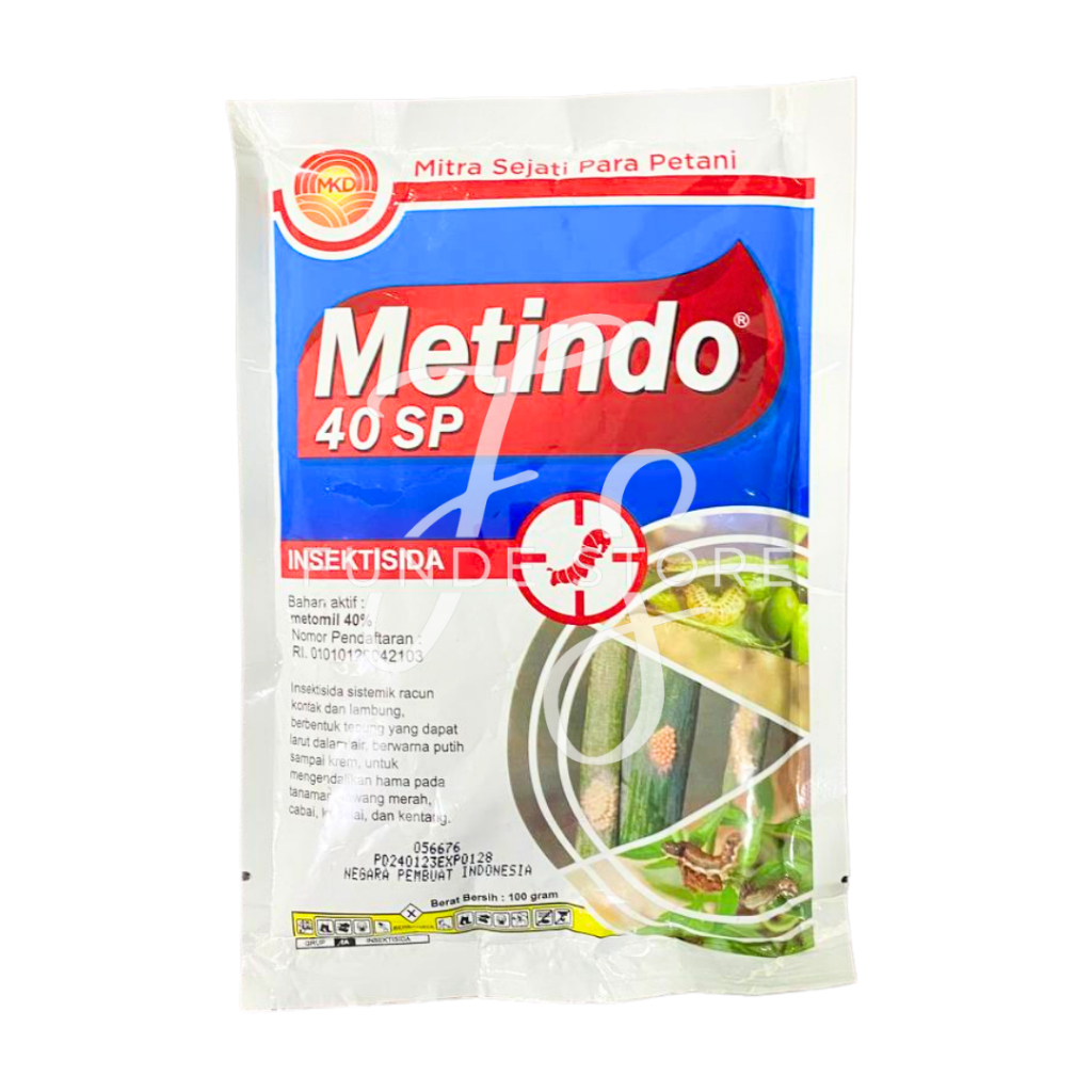 Jual Insektisida METINDO 40 SP 100 gram Bahan Aktif Metomil | Shopee ...