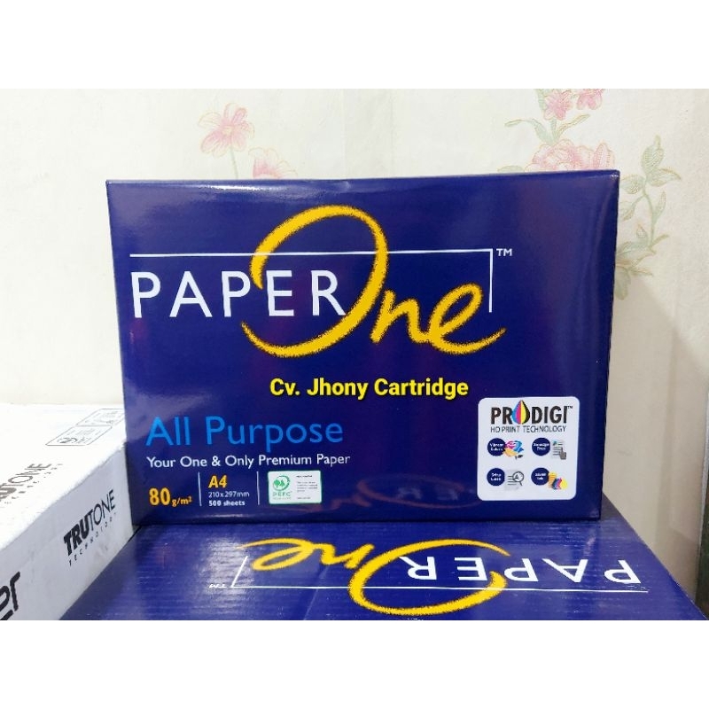 Jual Kertas Print Hvs Paper One A4 80gr 80 g gr gram gsm | Shopee Indonesia