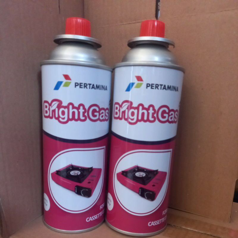 Jual Bright Gas Pertamina gas portable Baru isi 220gr | Shopee Indonesia