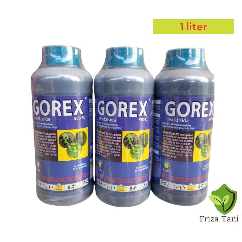 Jual Gorex 500EC 1 Liter Dimetoat 500g/l Hama Kutu Daun Pada Tanaman ...