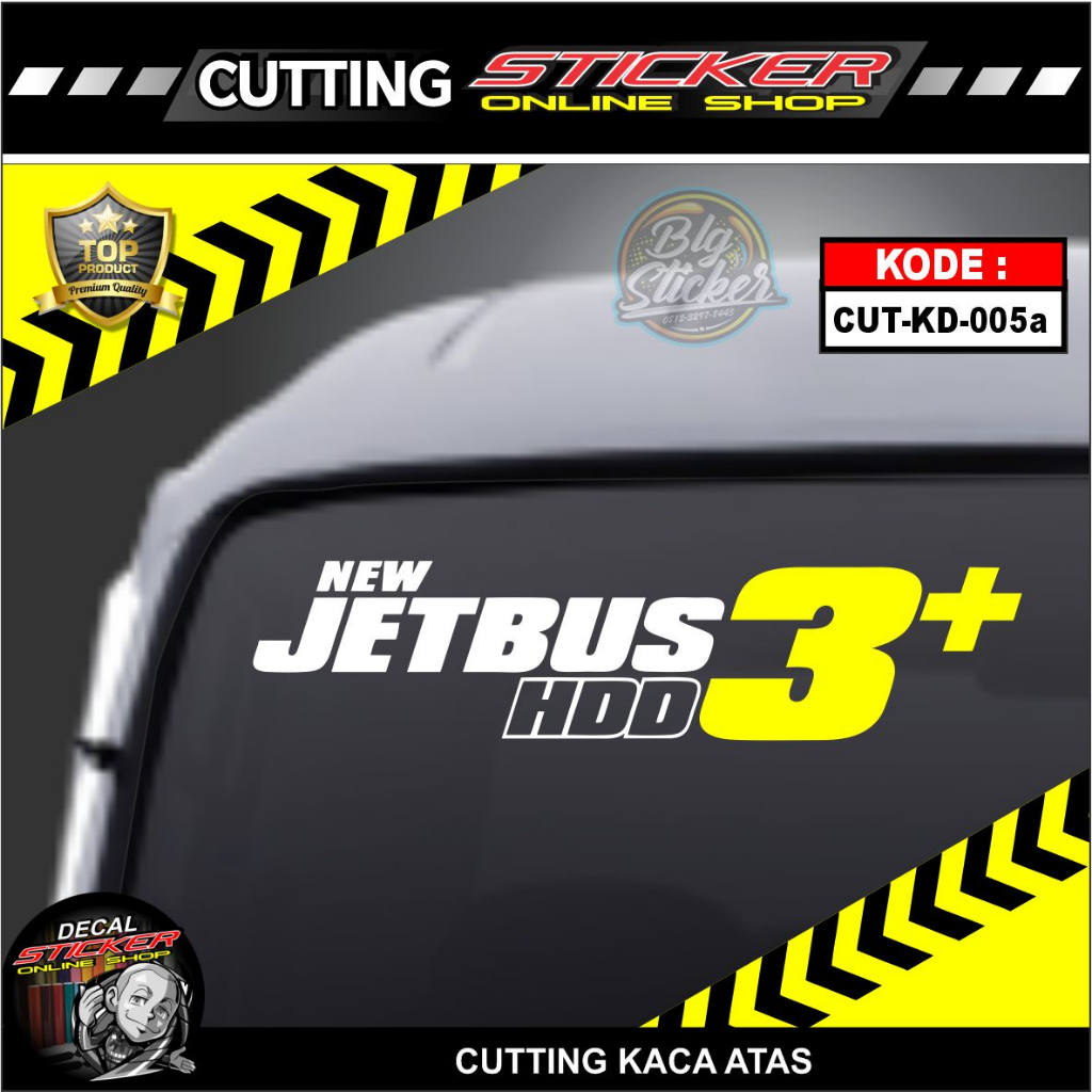 Jual STIKER JETBUS 3 CUTTING KACA TRUCK PICKUP BUS MOBIL VARIASI ...