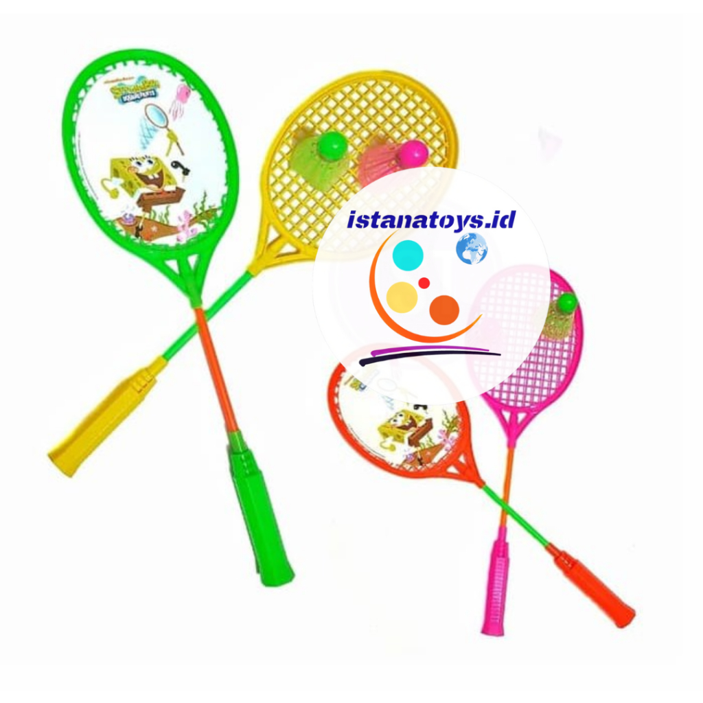 Jual ID Mainan Raket Badminton SpongeBob No.RKC 04001-1 | Shopee Indonesia