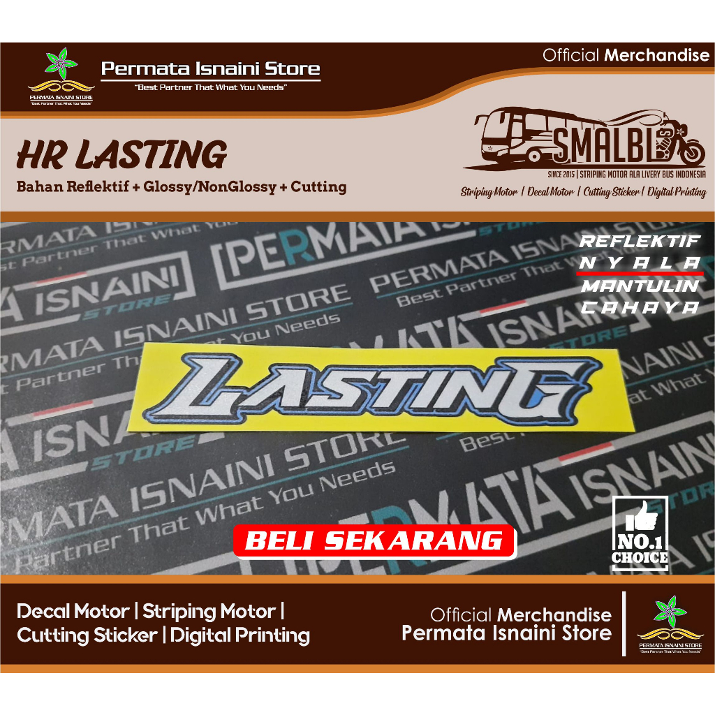 Jual Sticker Julukan Po Haryanto LASTING HR Reflektif [NYALA ...