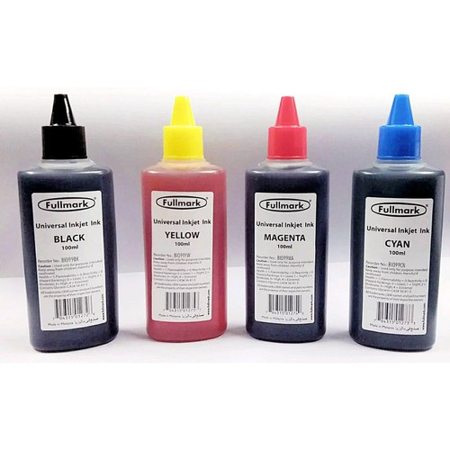 Jual TINTA INKJET UNIVERSAL FULLMARK 100ML 1 SET / 1 PAKET | Shopee ...