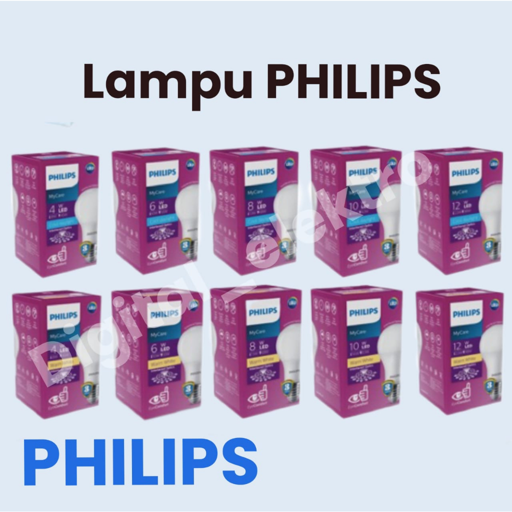 Jual LAMPU LED PHILIPS 3 Watt Lampu philips 4 Watt Lampu phhilips 4 ...