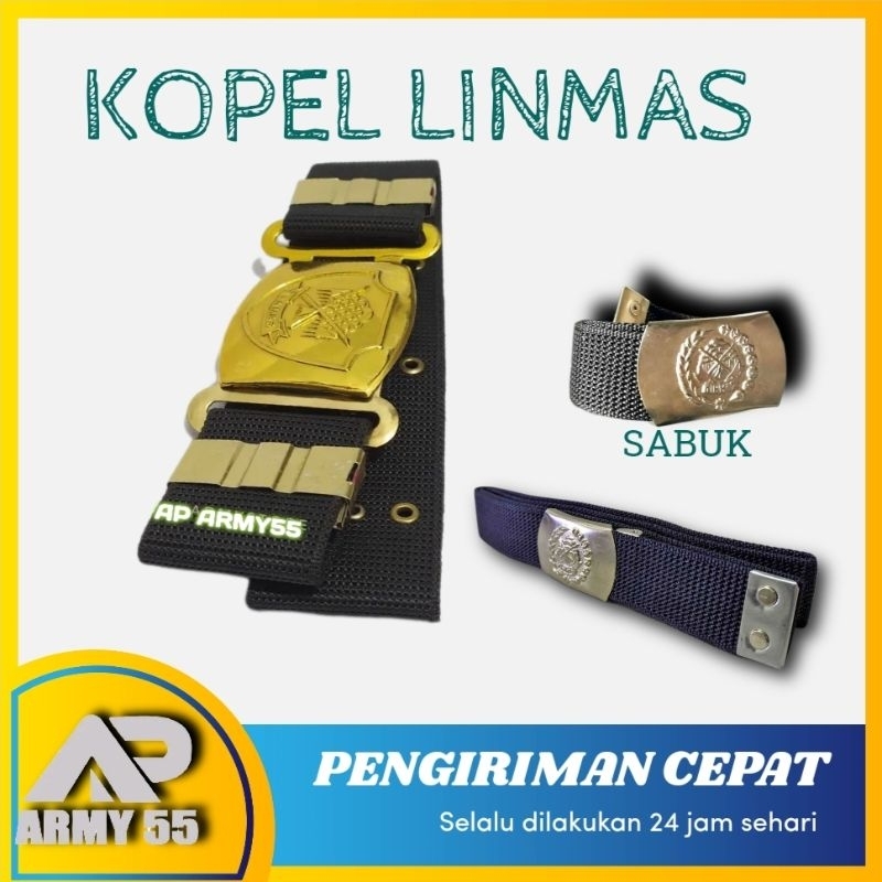 Jual Kopel Linmas//Sabuk Linmas//Kopel Hansip | Shopee Indonesia