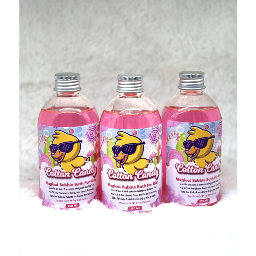 Jual Bubble Bath Bubble Foam Gel Sabun Mandi Busa COTTON CANDY (250ml ...