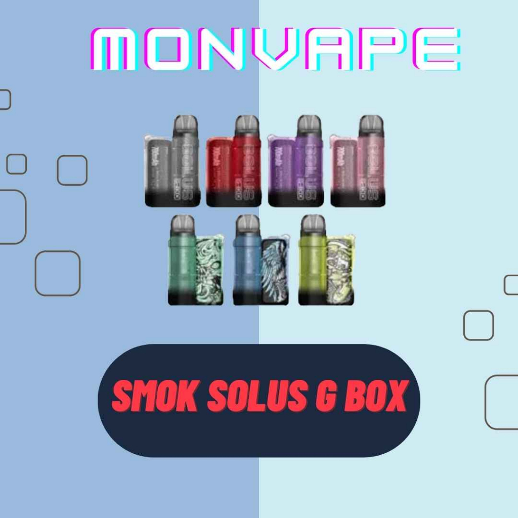 Jual SMOK SOLUS G BOX POD KIT 700mAh 18W AUTHENTIC BY SMOK | Shopee ...