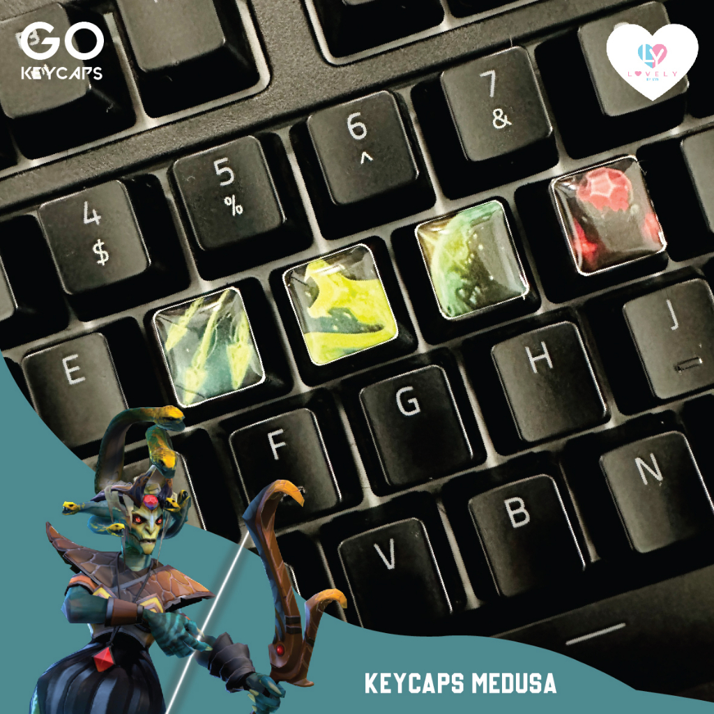 Jual Keycaps PBT Dota 2 Medusa Ability | GO KEYCAPS | Shopee Indonesia