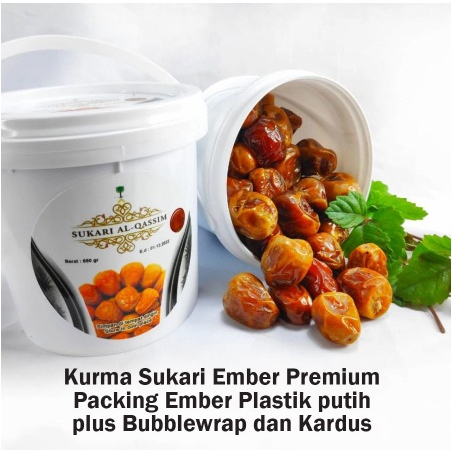 Jual Kurma Ember Premium Al-Qassim 500gr Dan 700gr / Kue Lebaran ...