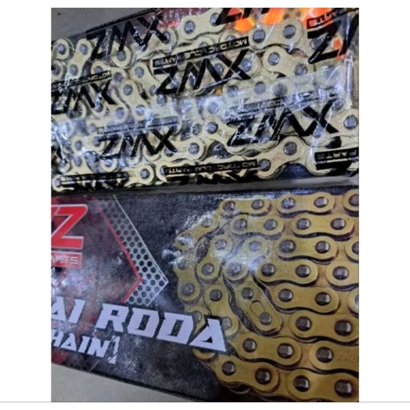 Jual RANTAI RODA MOTOR TERMURAH WARNA GOLD (XWZ) | Shopee Indonesia