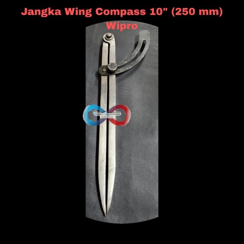 Jual Jangka Wing Compass 10" (250 mm) Wipro | Shopee Indonesia