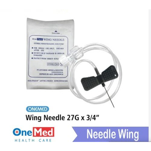 Jual Onemed Wing Needle 27G Jarum Suntik Sayap | Shopee Indonesia
