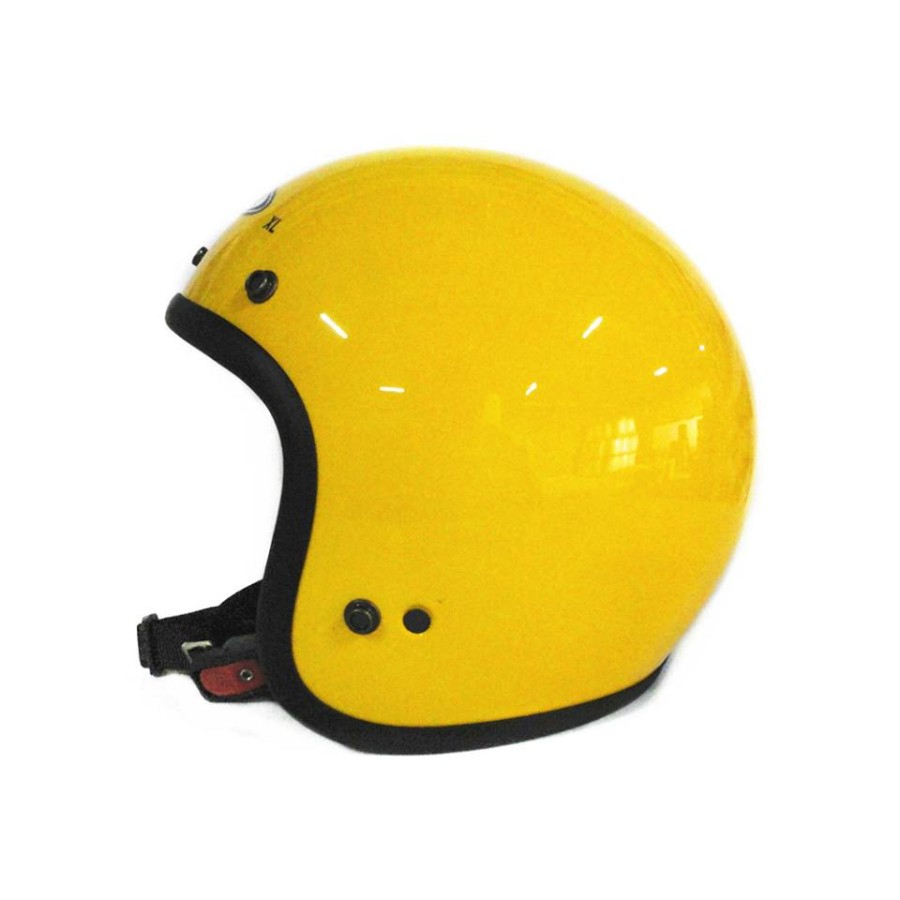 Jual NEW!! Helm ZEUS Retro ZS-385 Yellow (B) | Shopee Indonesia