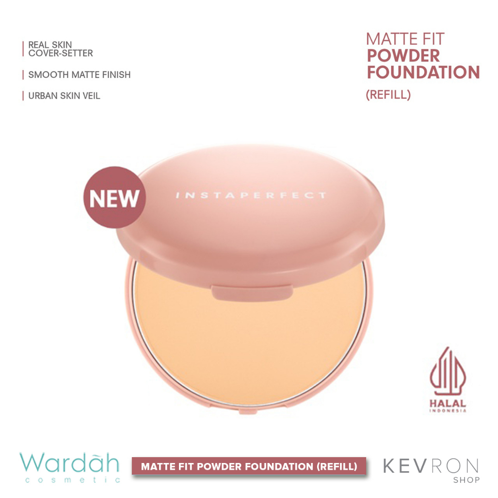 Jual Wardah Refill Instaperfect Matte Fit Powder Foundation (Isi Ulang ...