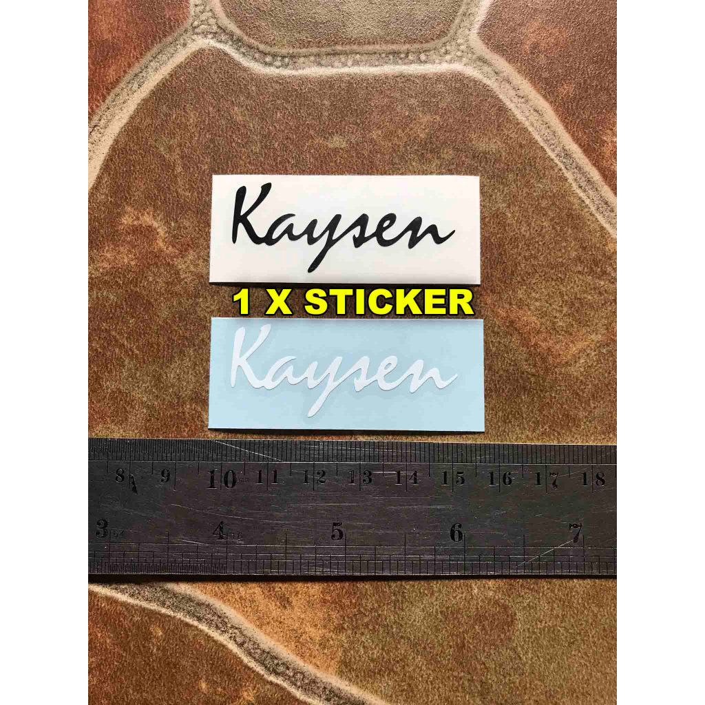 Jual Sticker Headstock Gitar Logo Tulisan Kaysen Stratocaster ...