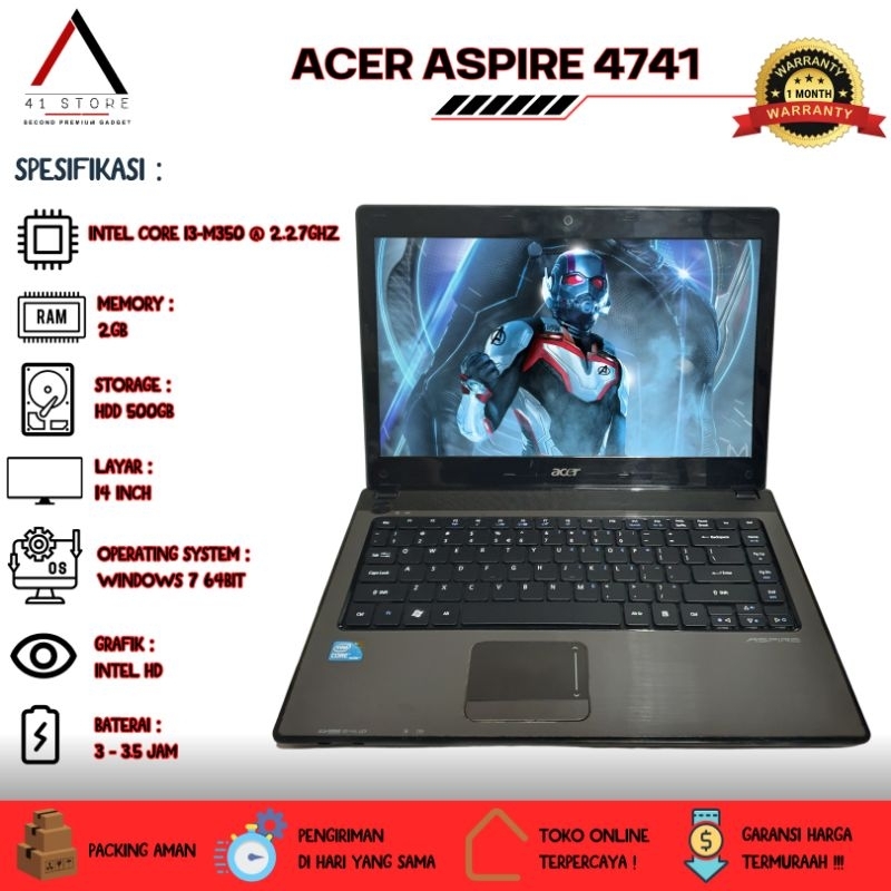 Jual LAPTOP ACER 4741 CORE I3 | Shopee Indonesia
