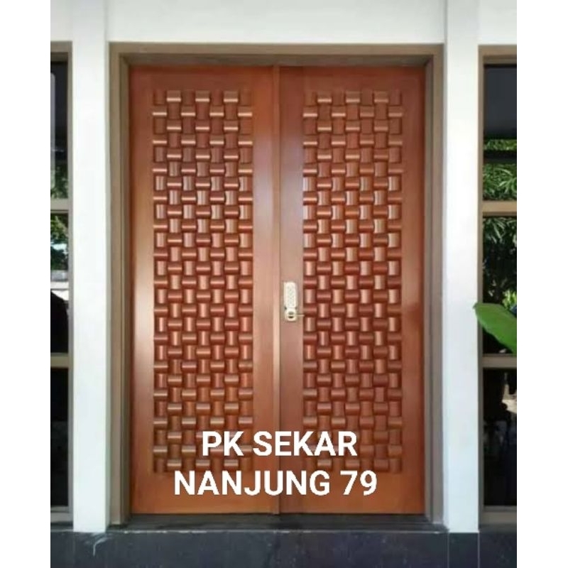 Jual KUSEN PLUS PINTU KUPU-KUPU MODEL ANYAMAN INCLUDE FINISHING MELAMIC ...