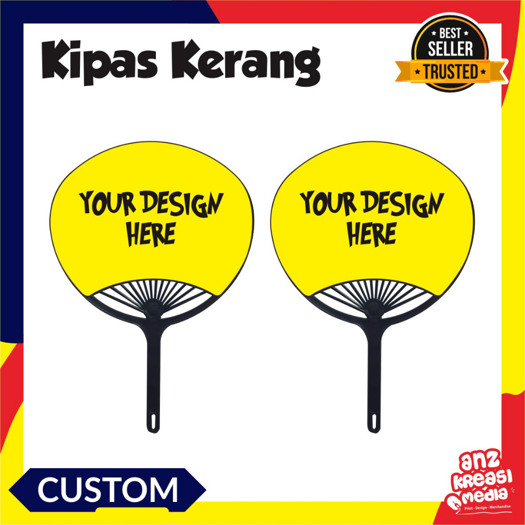 Jual KIPAS KERANG CUSTOM SATUAN - SOUVENIR KIPAS MURAH | Shopee Indonesia
