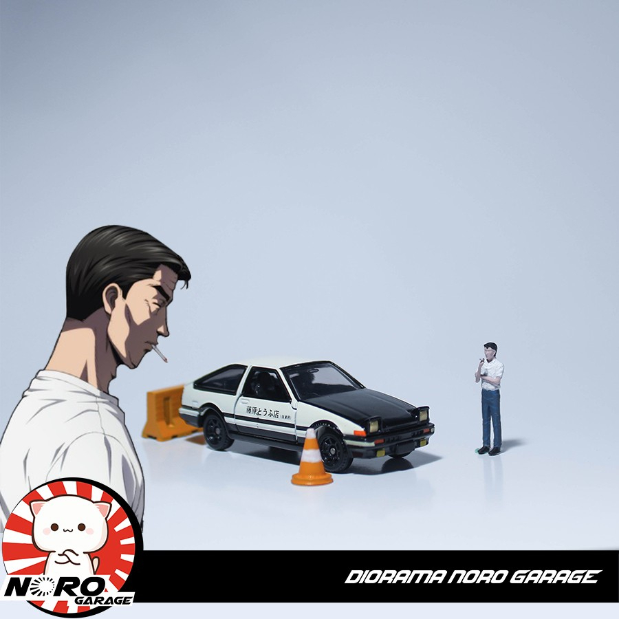Jual Initial-D Figure. Bunta Fujiwara. Skala 1:64 | Shopee Indonesia