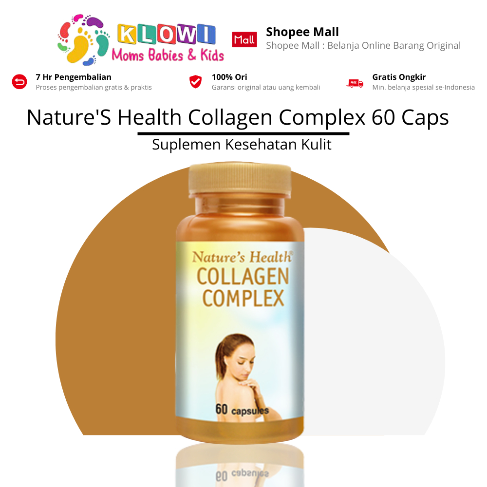 Jual Nature'S Health Collagen Complex isi 60 Kapsul / Vitamin Kulit ...