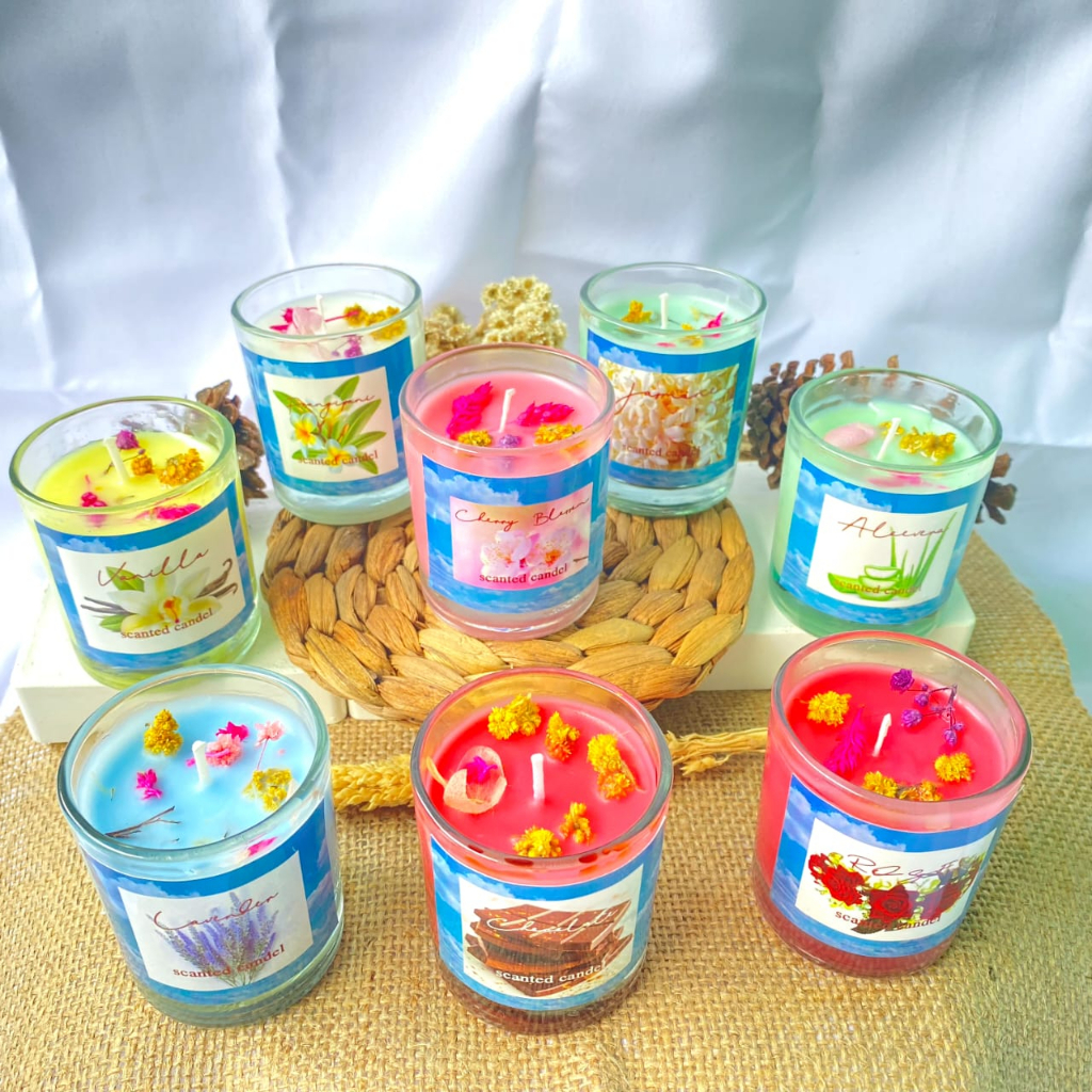 Jual [BISA COD] Lilin Aromaterapi Premium Scented Candle Lilin ...
