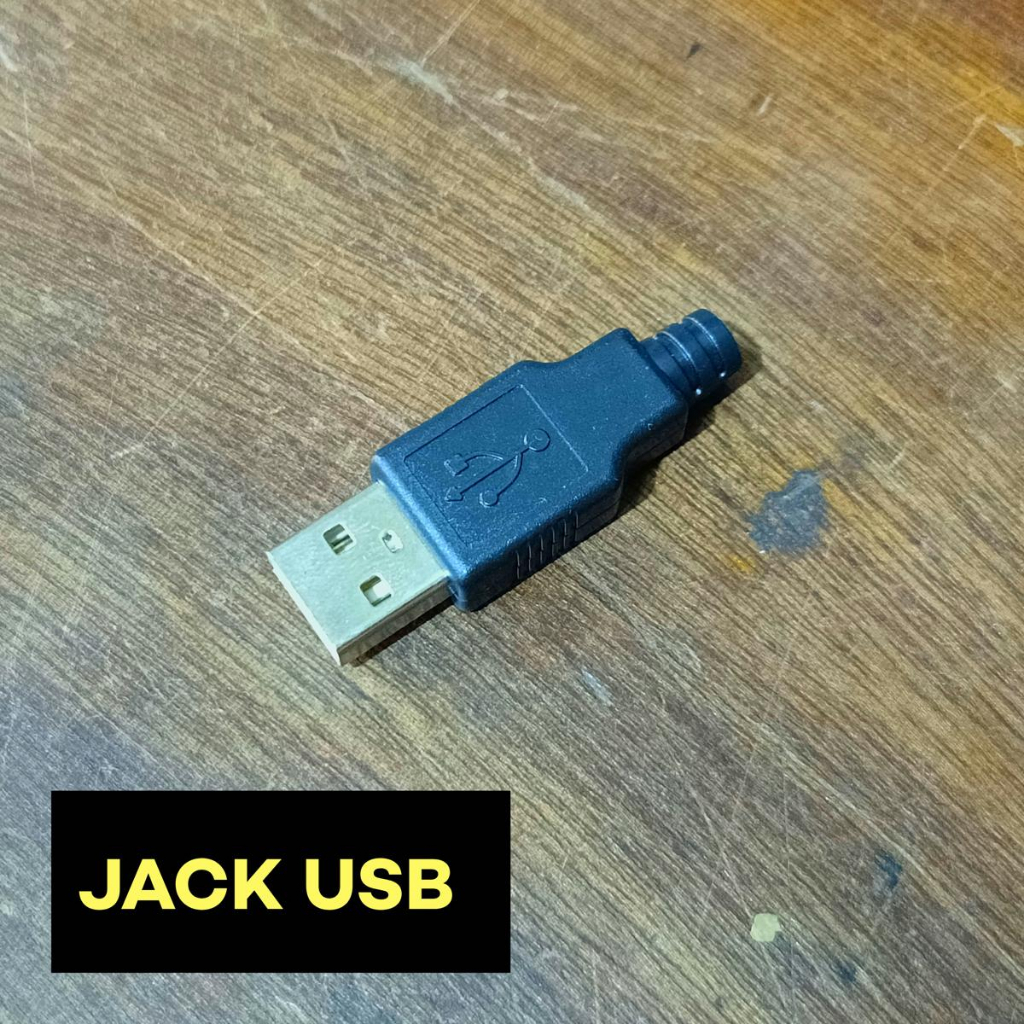 Jual Jack USB A 2.0 Connector Male Cowok Type A Socket Jantan 4P Plug ...