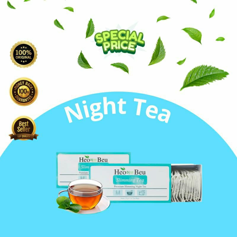Jual HEO BEU ORIGINAL 1 BOX (night tea) | Shopee Indonesia