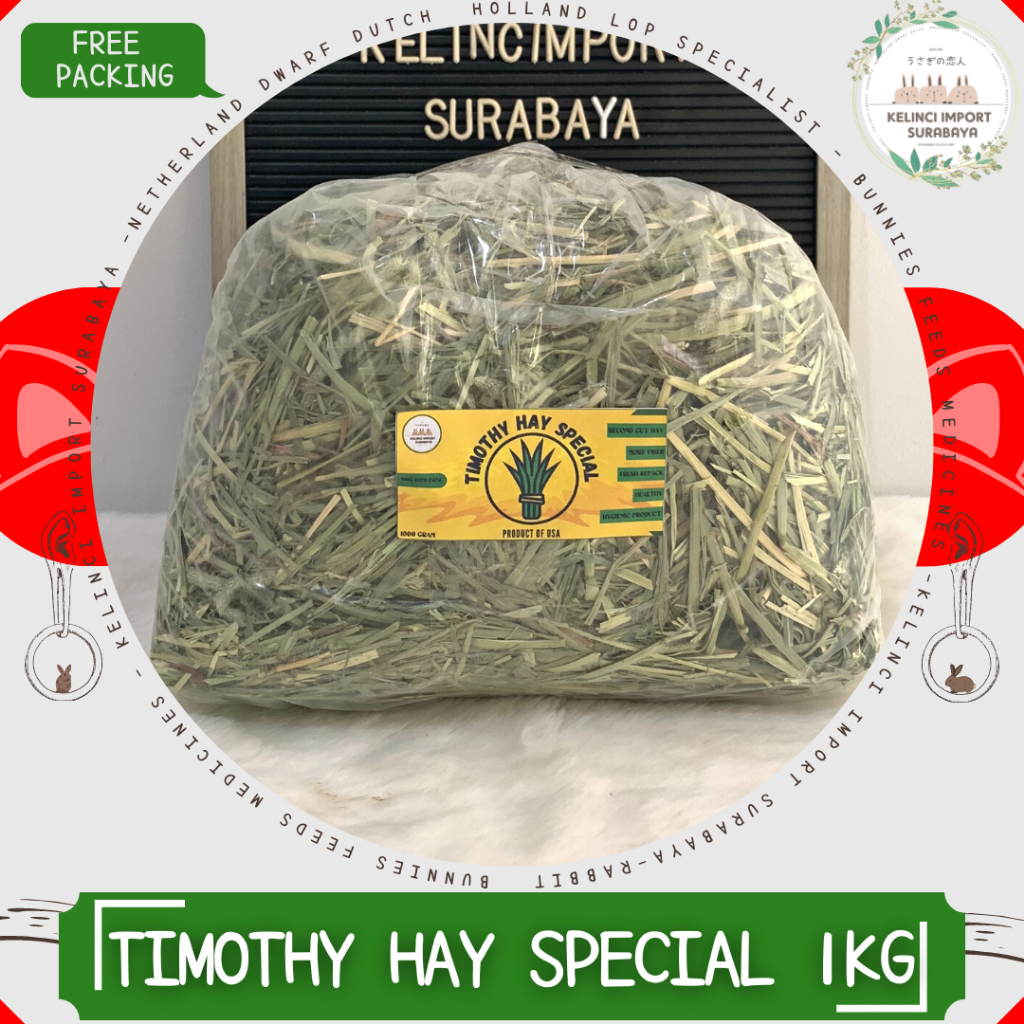 Jual TIMOTHY HAY SPECIAL Rumput Hay Makanan Kelinci - 1KG | Shopee ...