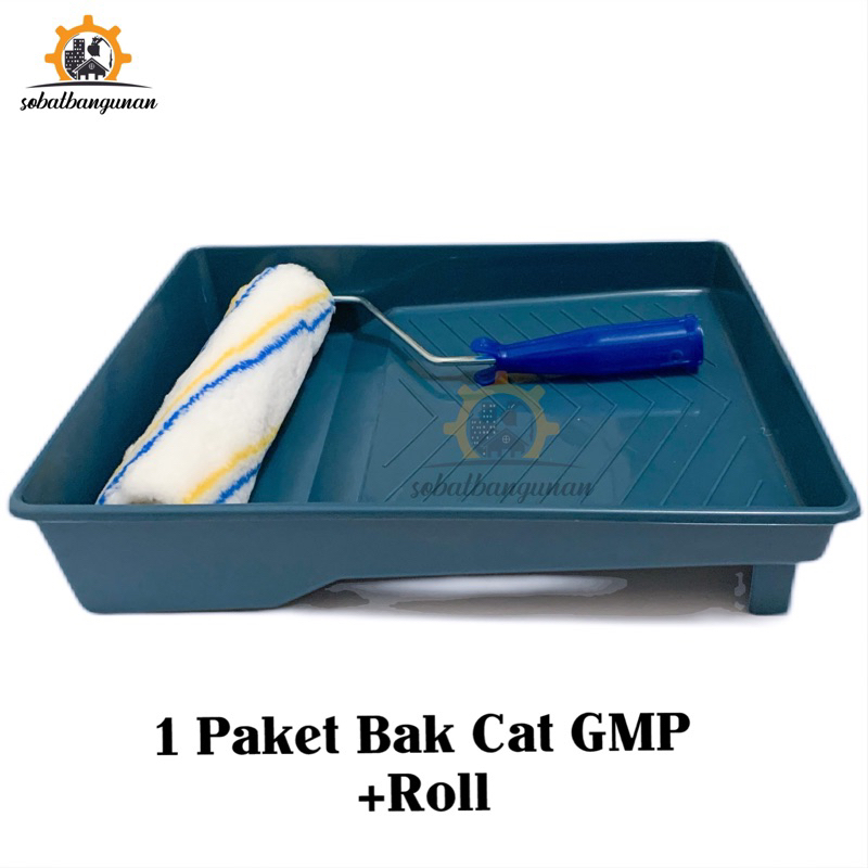 Jual 1 PAKET BAK CAT MURAH + KUAS ROLL / 1 PAKET BAK CAT GMP | Shopee ...