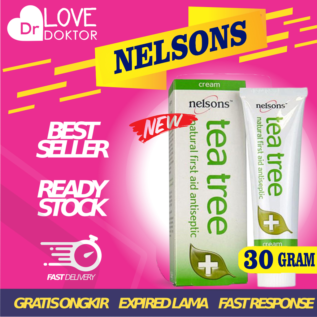 Jual NELSONS TEA TREE CREAM 30GR 30 G GRAM SALEP KRIM INFEKSI IRITASI ...