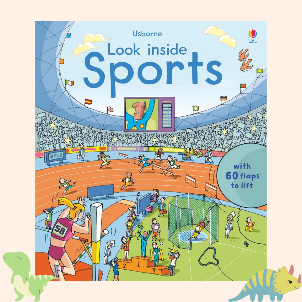 Jual Buku Impor USBORNE LOOK INSIDE SPORTS Edukasi Book Anak Bahasa ...