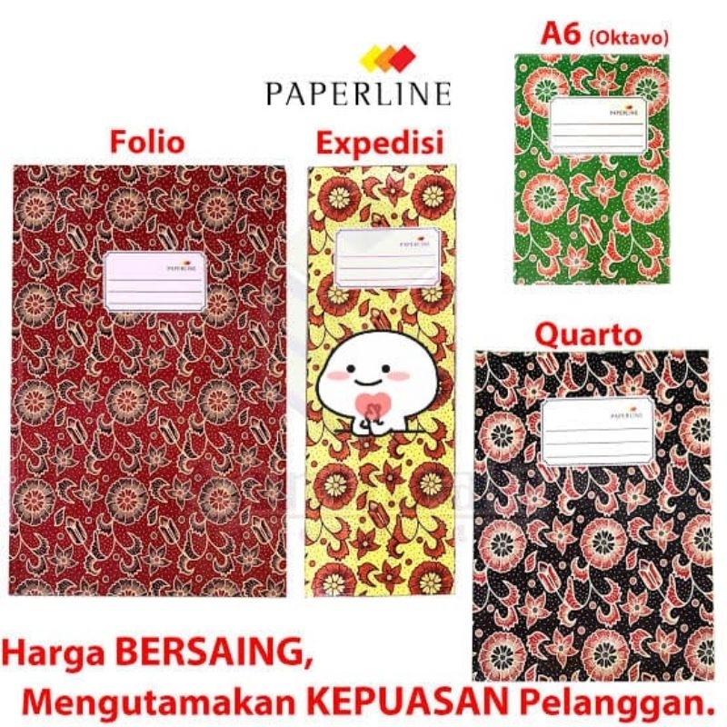 Jual [ PACK 5 BK ] BUKU EXPEDISI PAPERLINE ISI 100 LBR HARDCOVER ...
