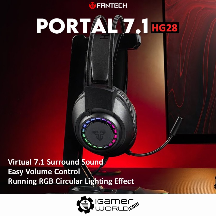Jual Fantech Portal 7.1 HG28 USB Gaming Headset | Shopee Indonesia