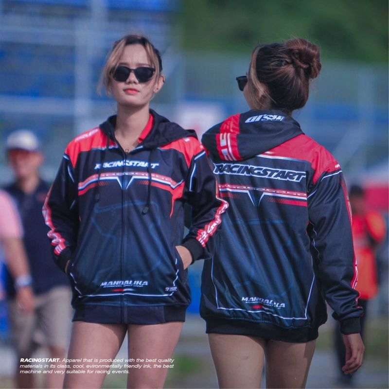 Jual RACINGSTART Jaket Trucker Hoodie Digital Printing Sublimasi HRMS 01Motogp Mandalika Series ...