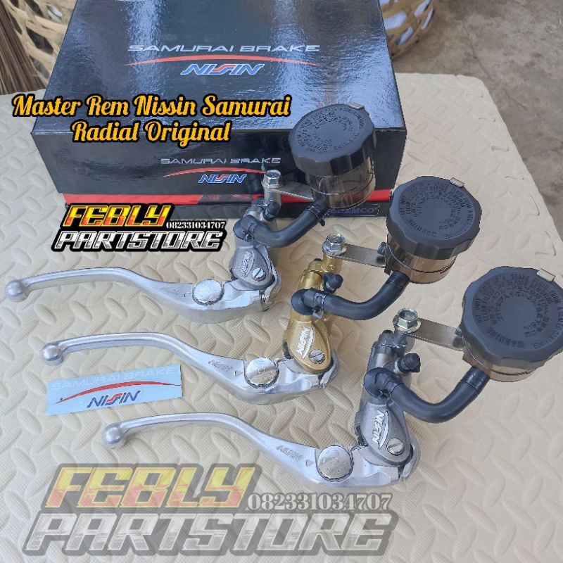 Jual MASTER REM NISSIN SAMURAI ORIGINAL MASTER NISSIN SAMURAI RADIAL ...