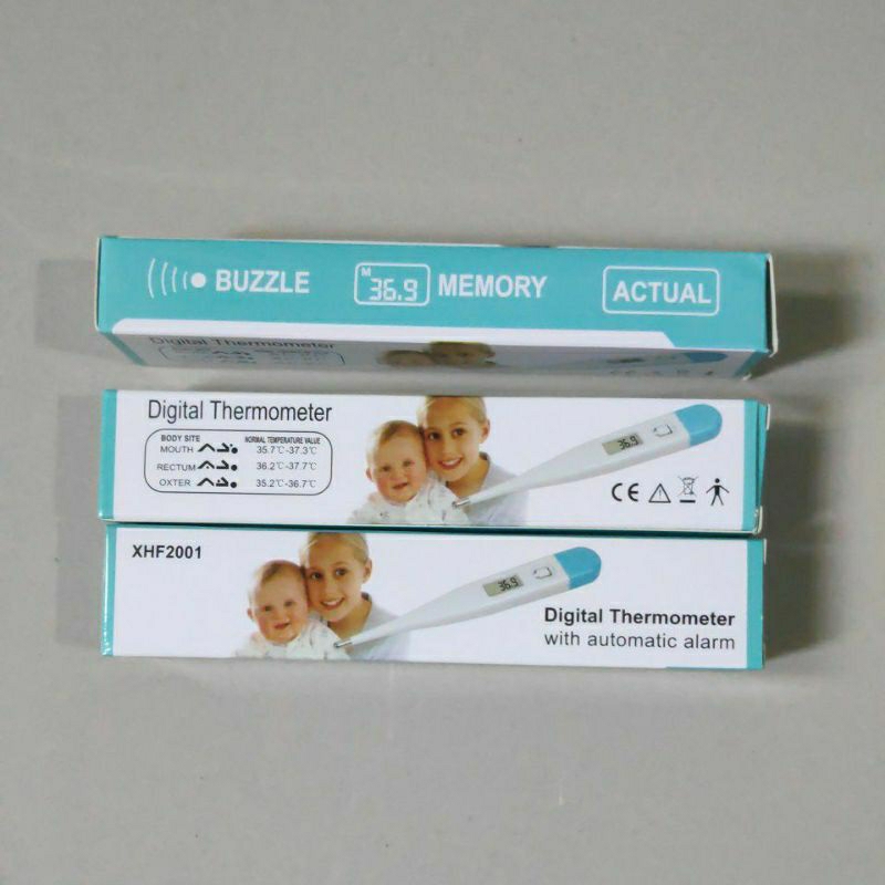 Jual Termometer digital BIASA thermometer bunyi ukur suhu badan panas ...