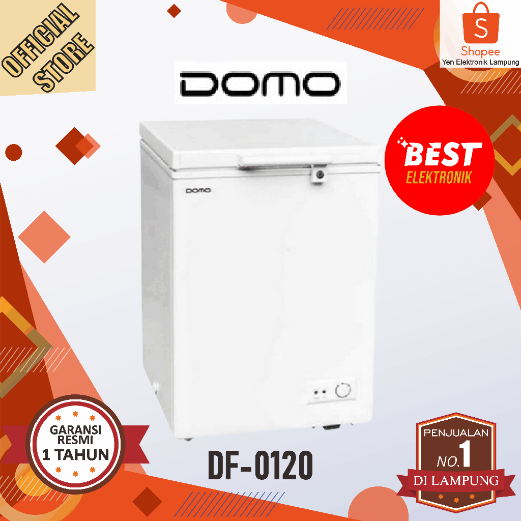 Jual Chest Freezer DOMO DF 0120 Peti Pembeku Pendingin 116 Liter | Shopee Indonesia
