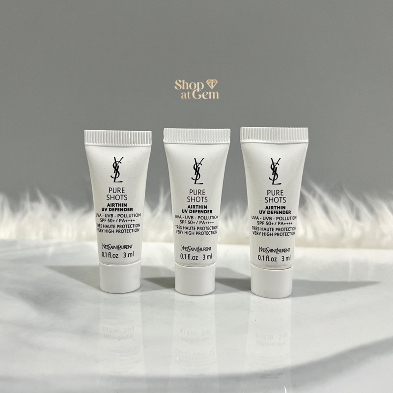 Jual YSL Pure Shots Airthin UV Defender SPF 50 Mini size 3ml | Shopee ...